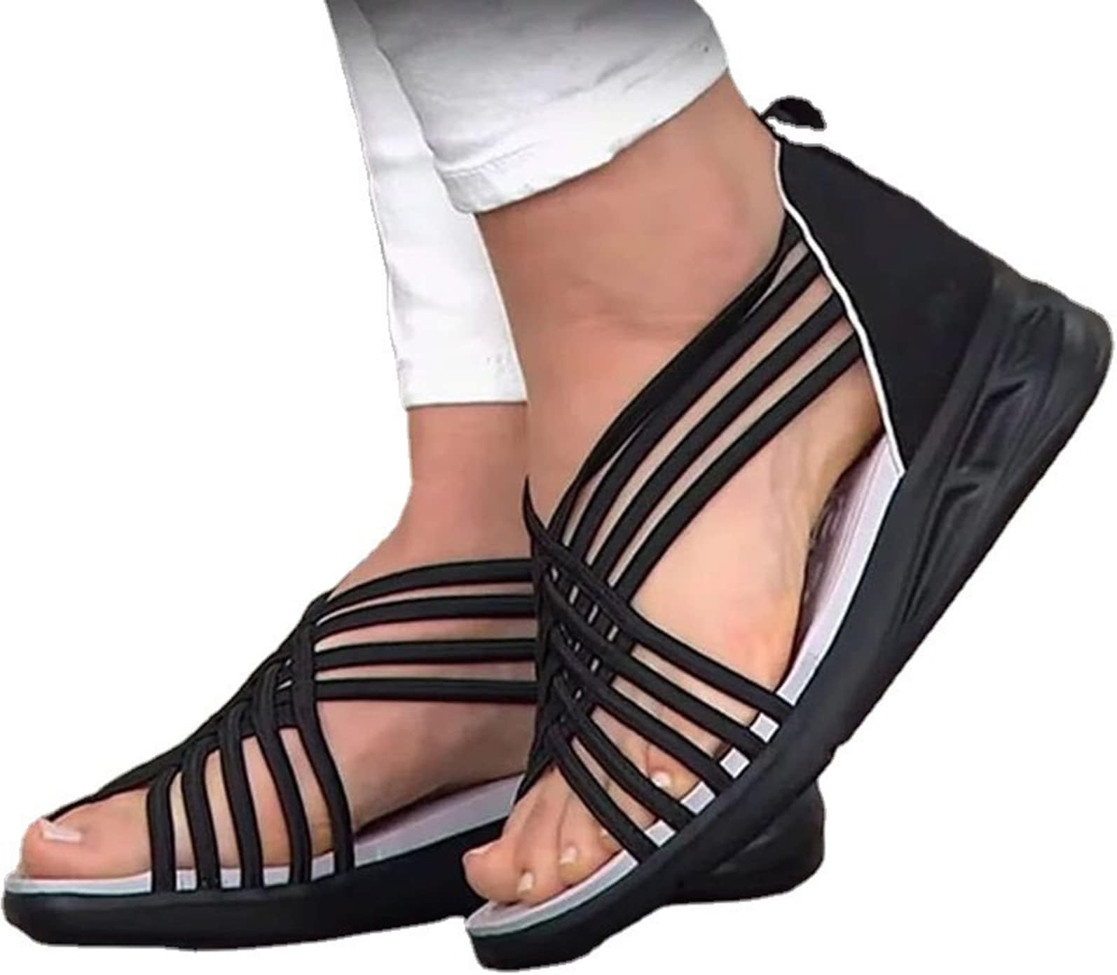 Amazon.com: DHZLH Heccie Stretchy Sandals, Heccie Stretch Orthopedic ...