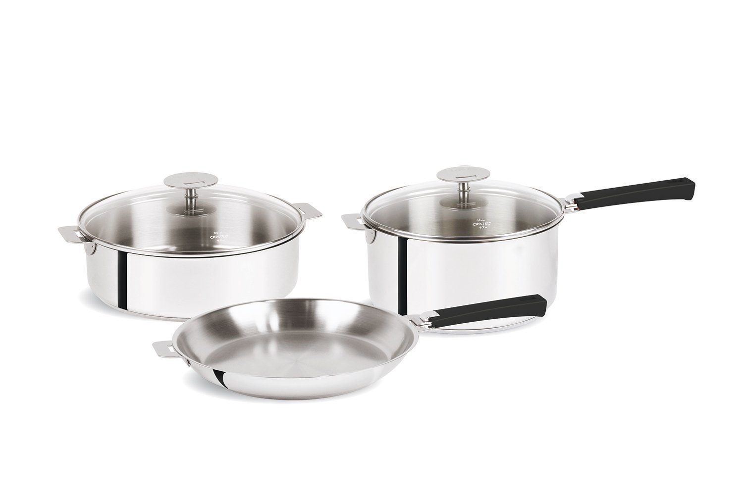 Amazon.com: Tuxton Home Nevada 7 Piece Cookware set; Stainless Steel ...
