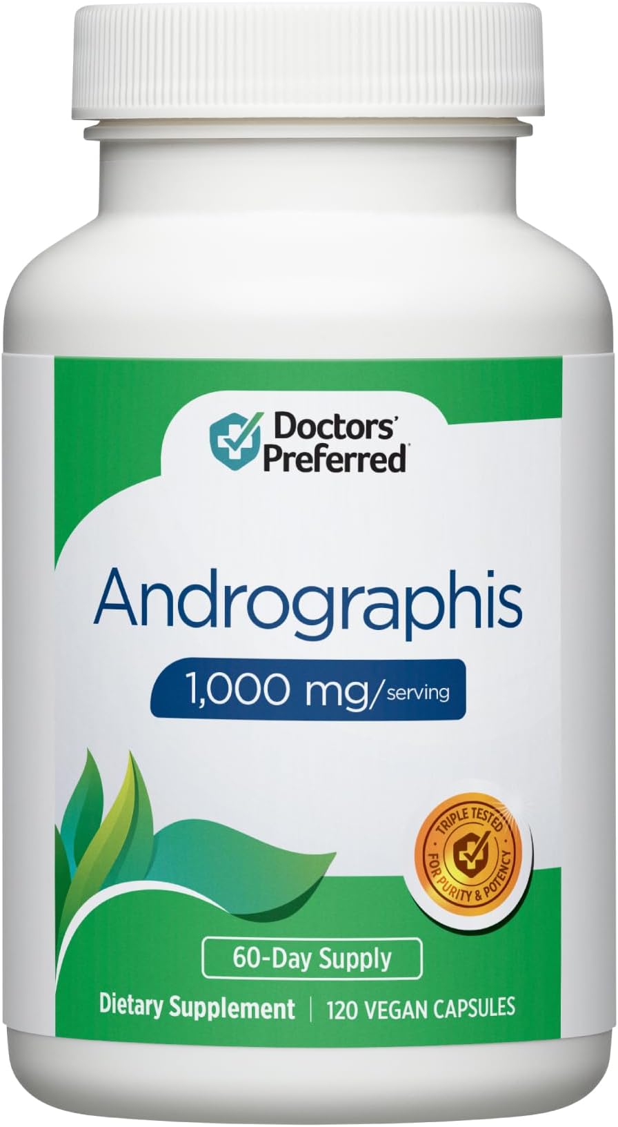 Amazon.com: DOCTORS' PREFERRED Andrographis Extract - 1,000 mg/Serving ...