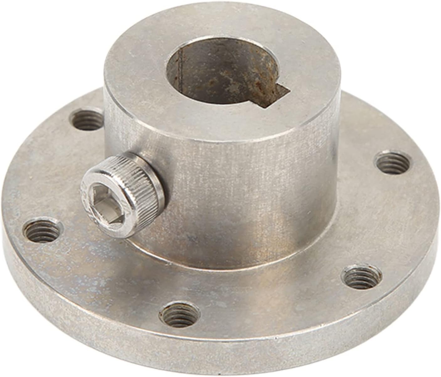 Amazon.com: Flange Shaft Coupling, 14mm Stainless Steel Rigid Flange Coupling with Chain Slot ...