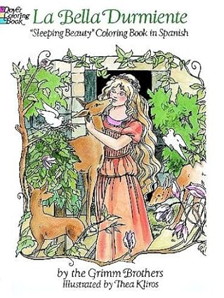 Amazon | la Belle Durmiente ("Sleeping Beauty" Coloring Book in Spanish ...