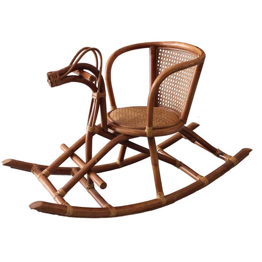 Buy Baby Rocking Horse Ride Toy, Rocking Horse Rattan Small Handmade ...
