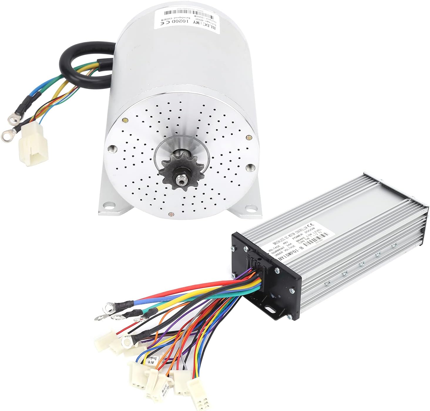 Buy Electric Motor Controller Kit, 48V 2000W 34A Electric Scooter DC ...