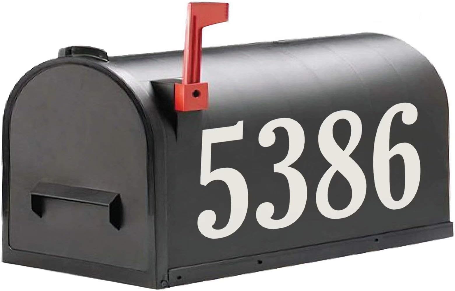 Amazon.com: Reflective White 6" Mailbox Numbers Sticker Decal Die Cut ...