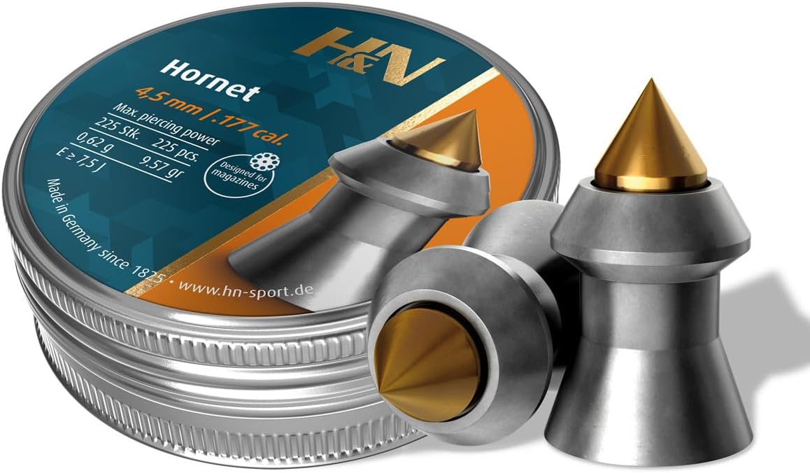 H.N. H&N Hornet .177/4.50 mm airgun pellets : Amazon.co.uk: Sports ...