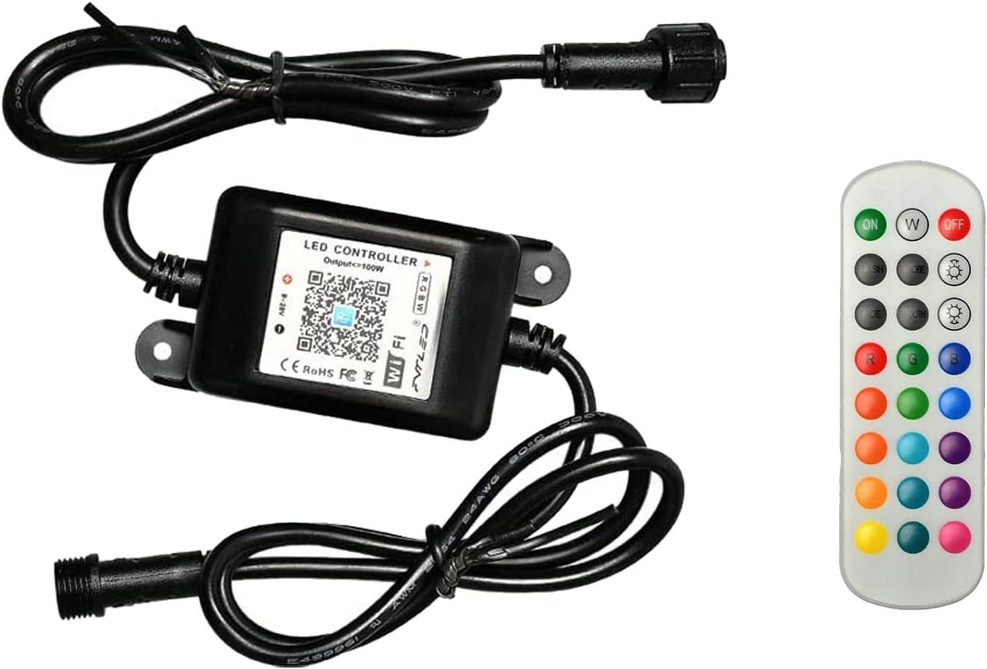 RGBW WiFi Controller Waterproof for recessed Spotlight RGB + Remote ...