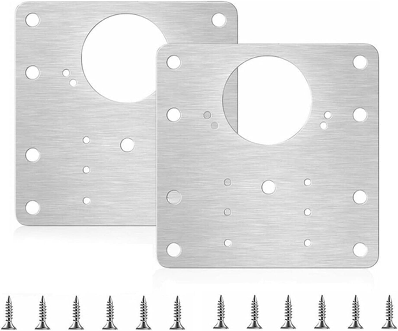 2 Pack... Cabinet Hinge Repair Plate,Stainless Steel Hinge Repair ...