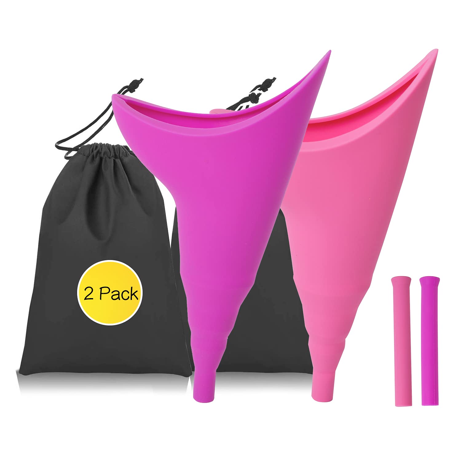 Female Urinal Female Urination Device Reusable Silicone Female Urinal ...