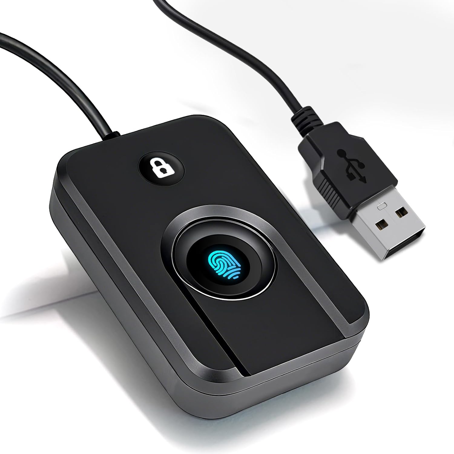 Amazon.com : JIAN BOLAND USB Fingerprint Reader for Windows10/11, Windows Hello Fingerprint ...