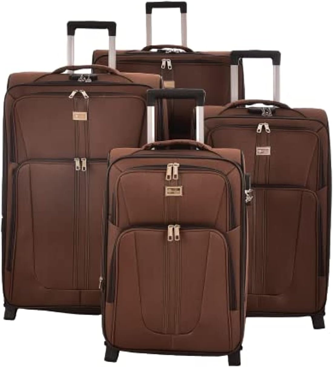 NEW TRAVEL Travel bags set of 4 pieces, Fabric 32/28/24/20 inch, 2 ...