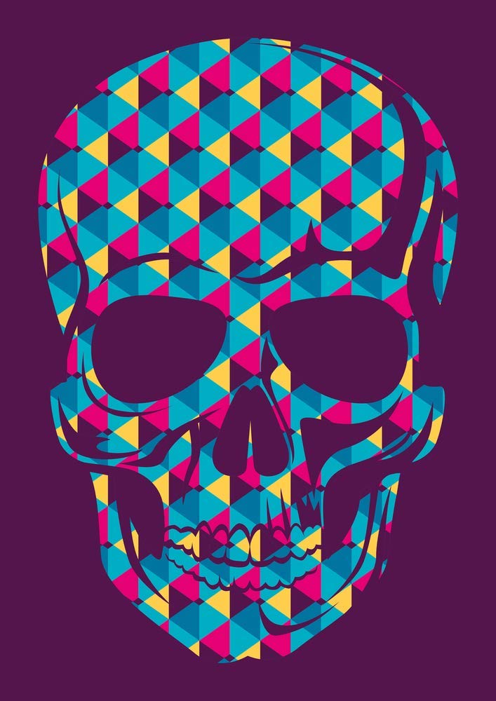 Retro Skul Motivational Poster Funky Poster Posters For Life ...