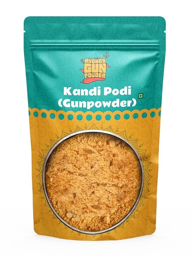 Andhra Gunpowder (Kandi Podi) - 200g | Dosa Idly Podi | Andhra Special ...