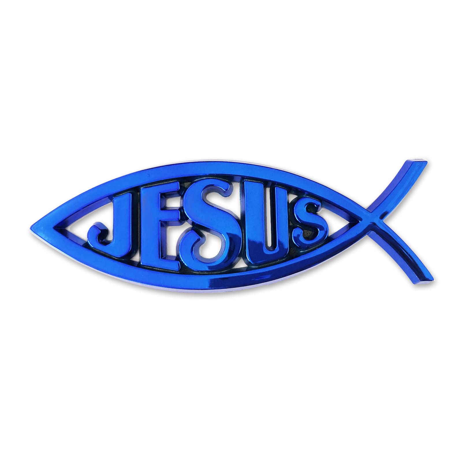Amazon.com: Jesus Fish Decal Sticker Christian Car Decals Christian ...