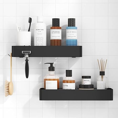 Amazon.com: Kitsure Shower Caddy - 2 Pack Rustproof Shower Organizer ...