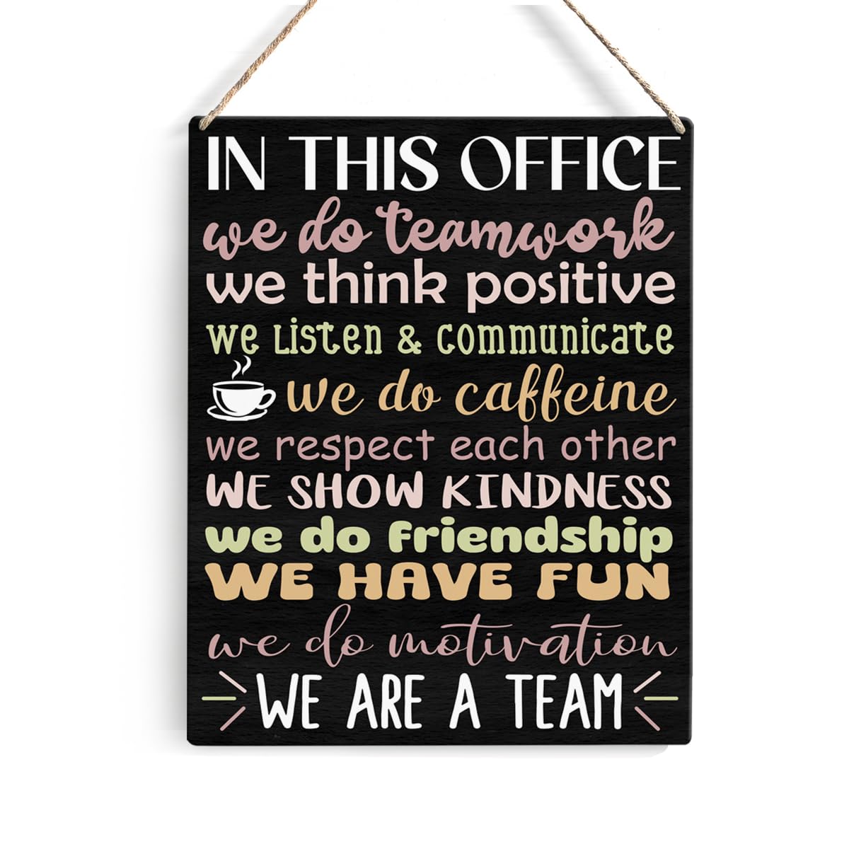 Snapklik.com : Office Quote Sayings Signs Wall Decor Rustic In This ...