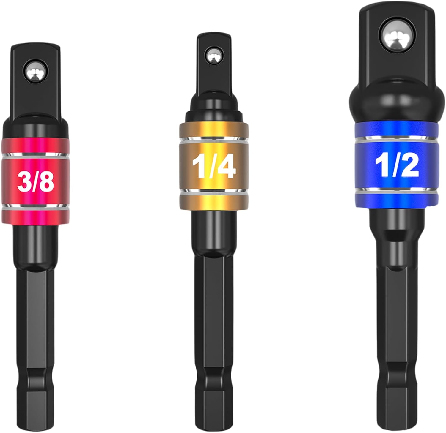 MAEXUS Impact Grade Socket Adapter Extension Set Turns Power Drill Into ...