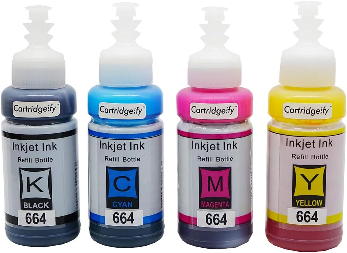 Cartridgeify 664 Compatible with Epson 664 Ink Cartridges Bottle ...