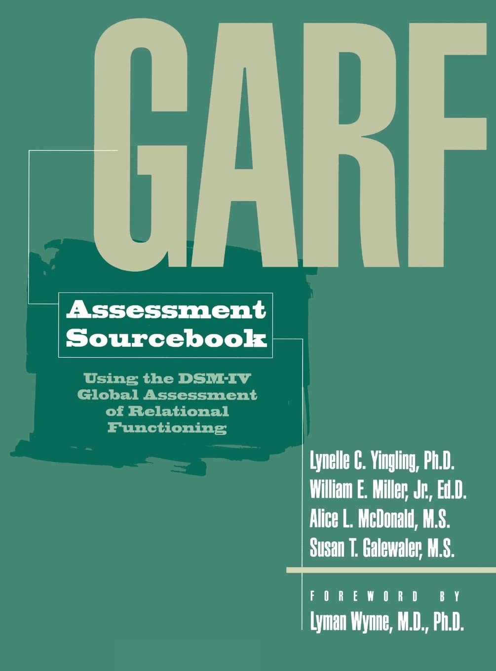 Amazon.com: GARF Assessment Sourcebook: 9780876308646: Yingling ...
