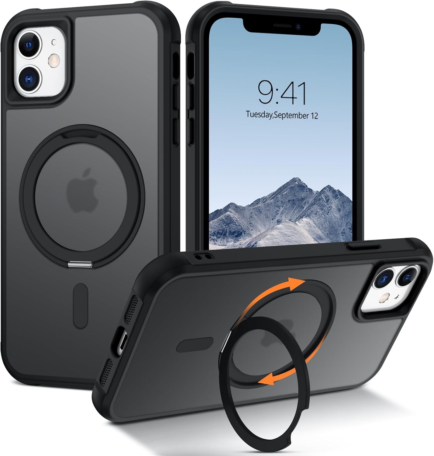 Amazon.com: GUAGUA for iPhone 12/12 Pro Case, Compatible with MagSafe ...