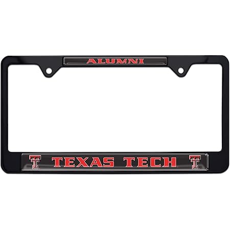 Amazon.com: TEXAS TECH RED RAIDERS - COLLEGE LICENSE PLATES Plate Tag ...