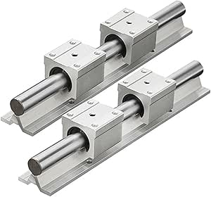 Amazon.co.jp: Linear Rails 2 Optical Axis Linear Guides SBR12 SBR16 ...