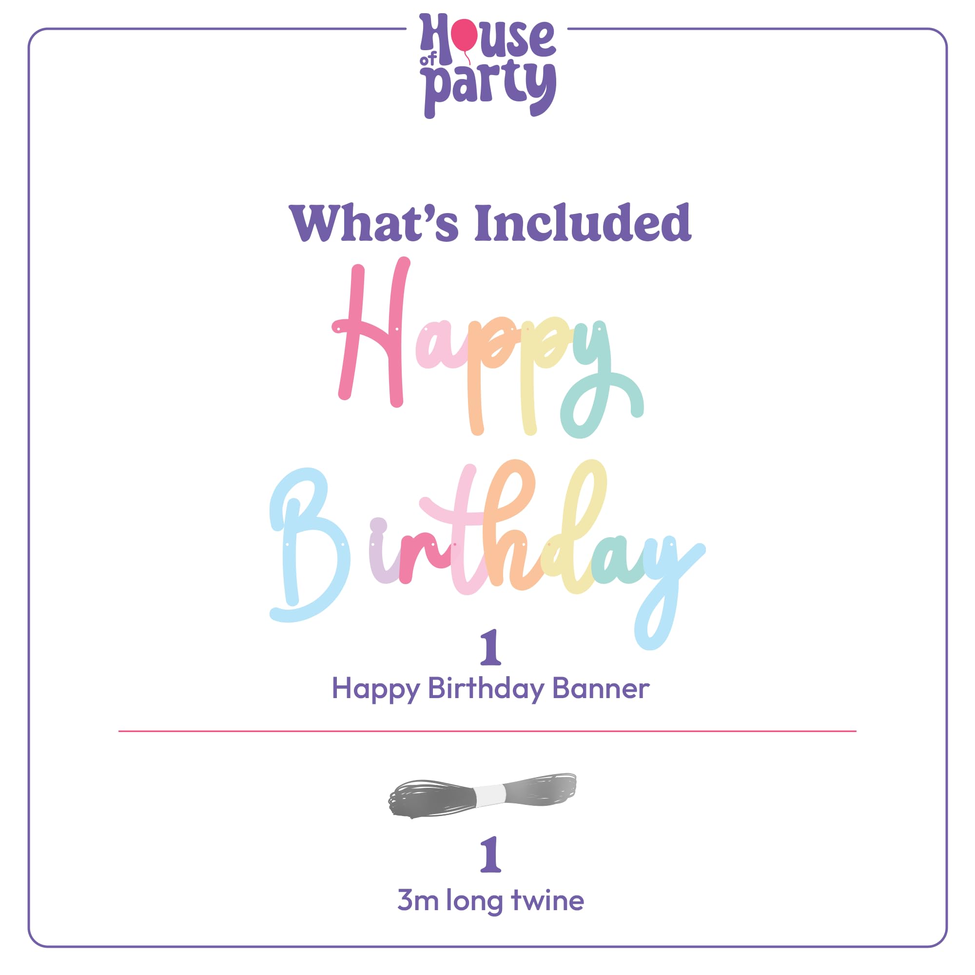 Happy Birthday Sign Rainbow Happy Birthday Banner, Colorful Glitter ...
