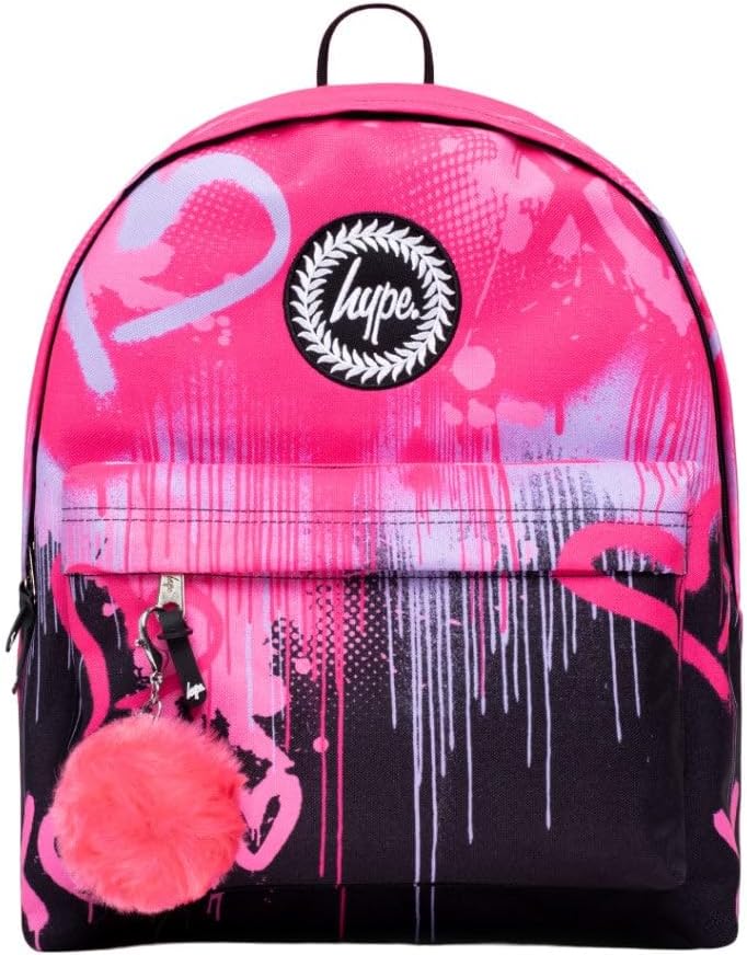hype PINK HEARTS DRIP BACKPACK : Amazon.co.uk: Fashion