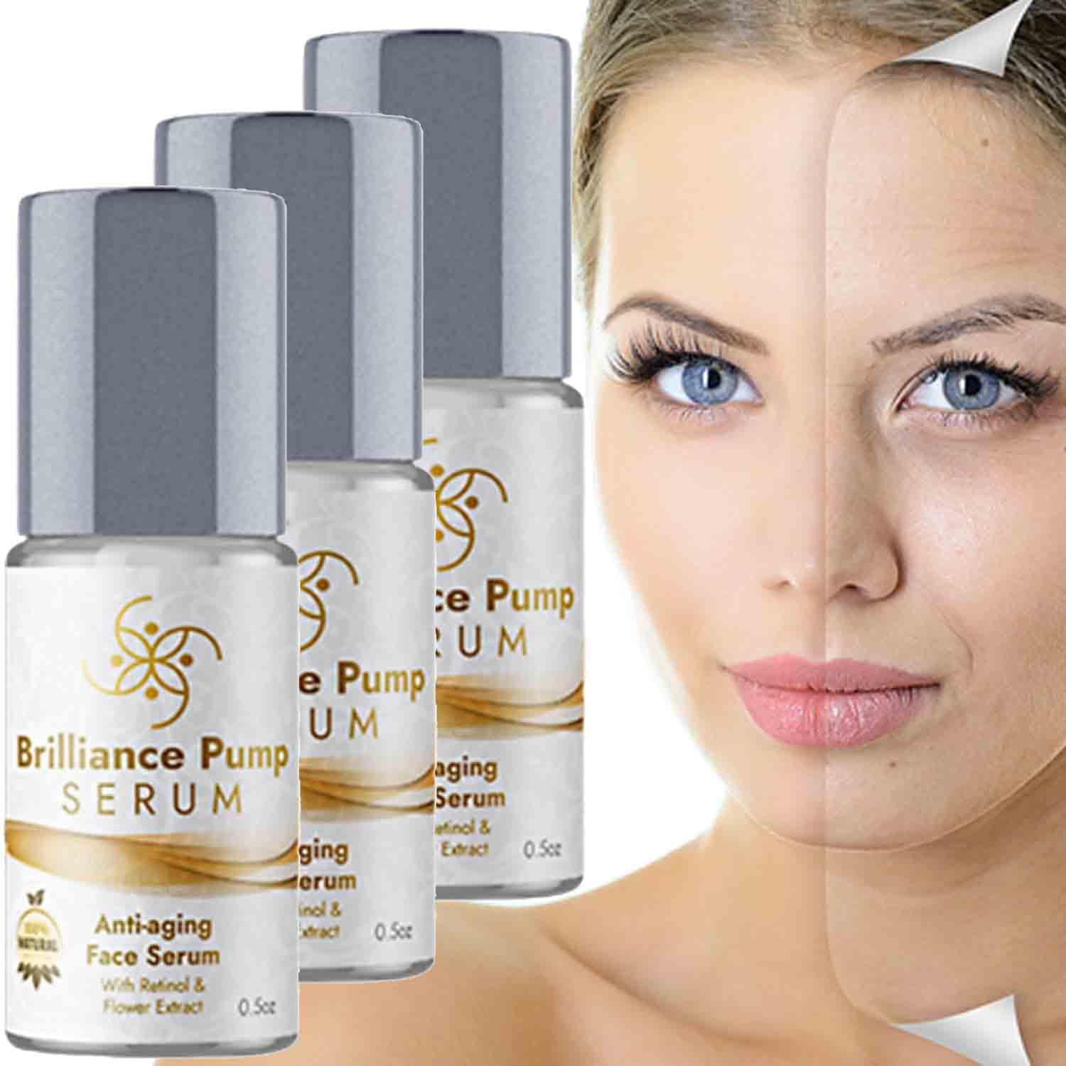 Amazon.com: Brilliance Pump Serum, Brilliance Pump Anti Aging Serum ...