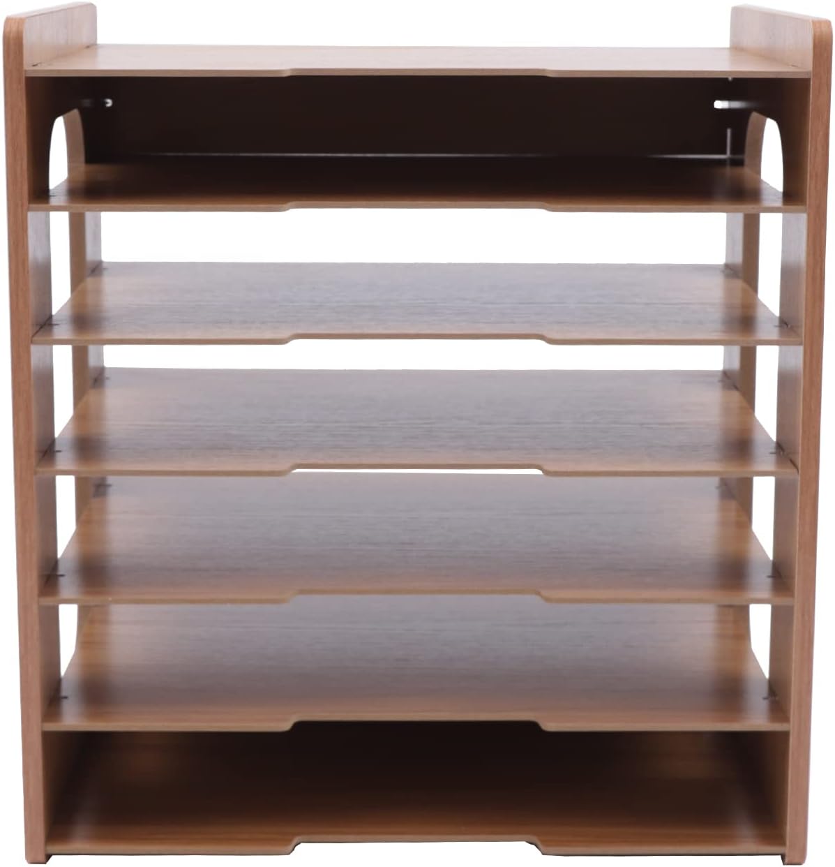 Amazon.com: 7Tier Widen Wood Office Paper Organizer for Desk Desktop ...