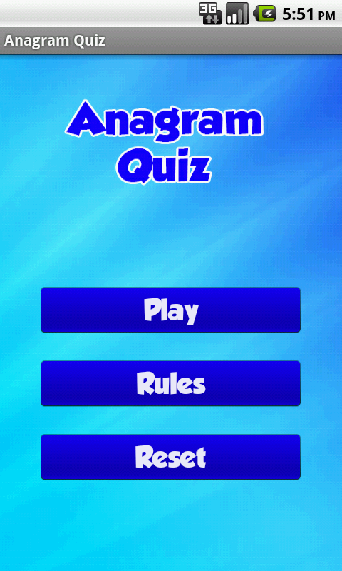 Anagram Quiz - App on Amazon Appstore