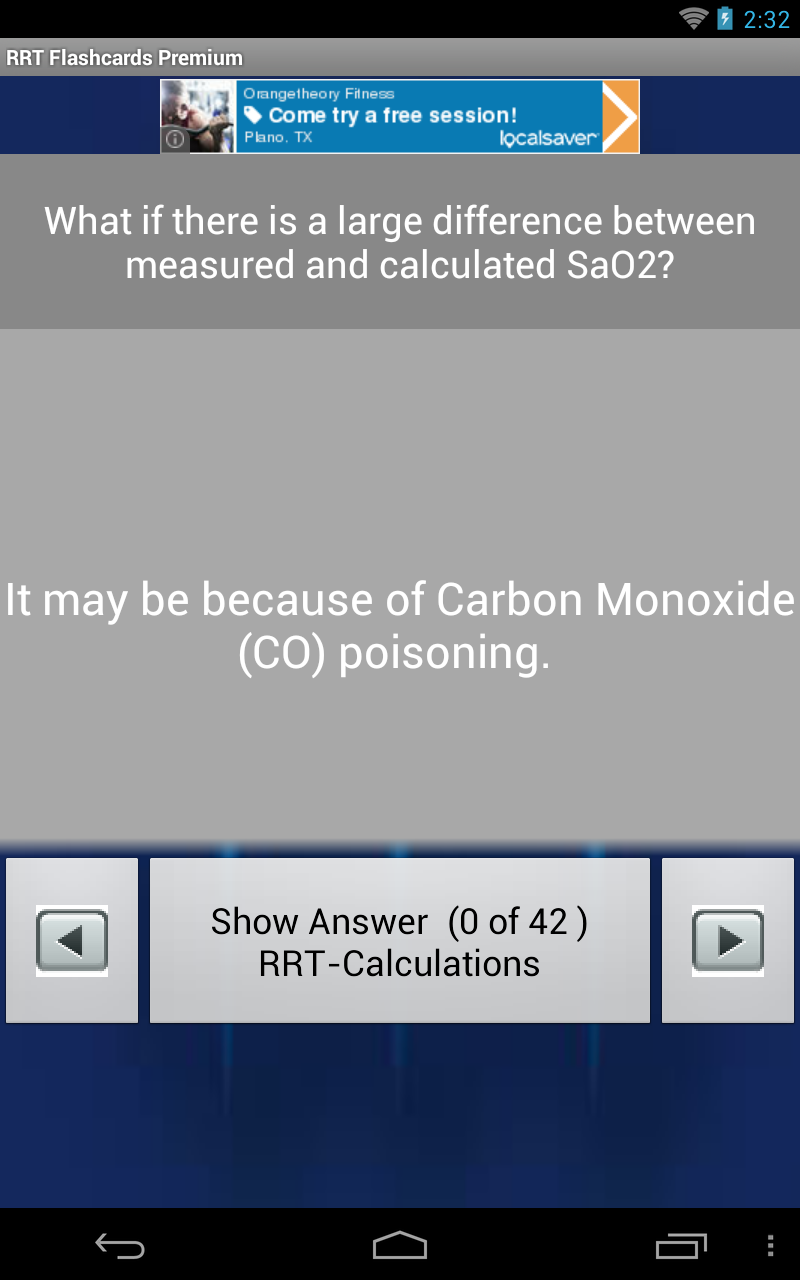 RRT Flashcards Premium - App on Amazon Appstore
