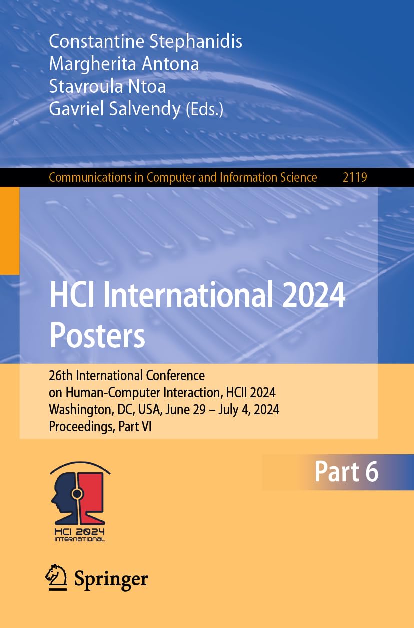 Buy HCI International 2024 Posters: 26th International Conference on ...