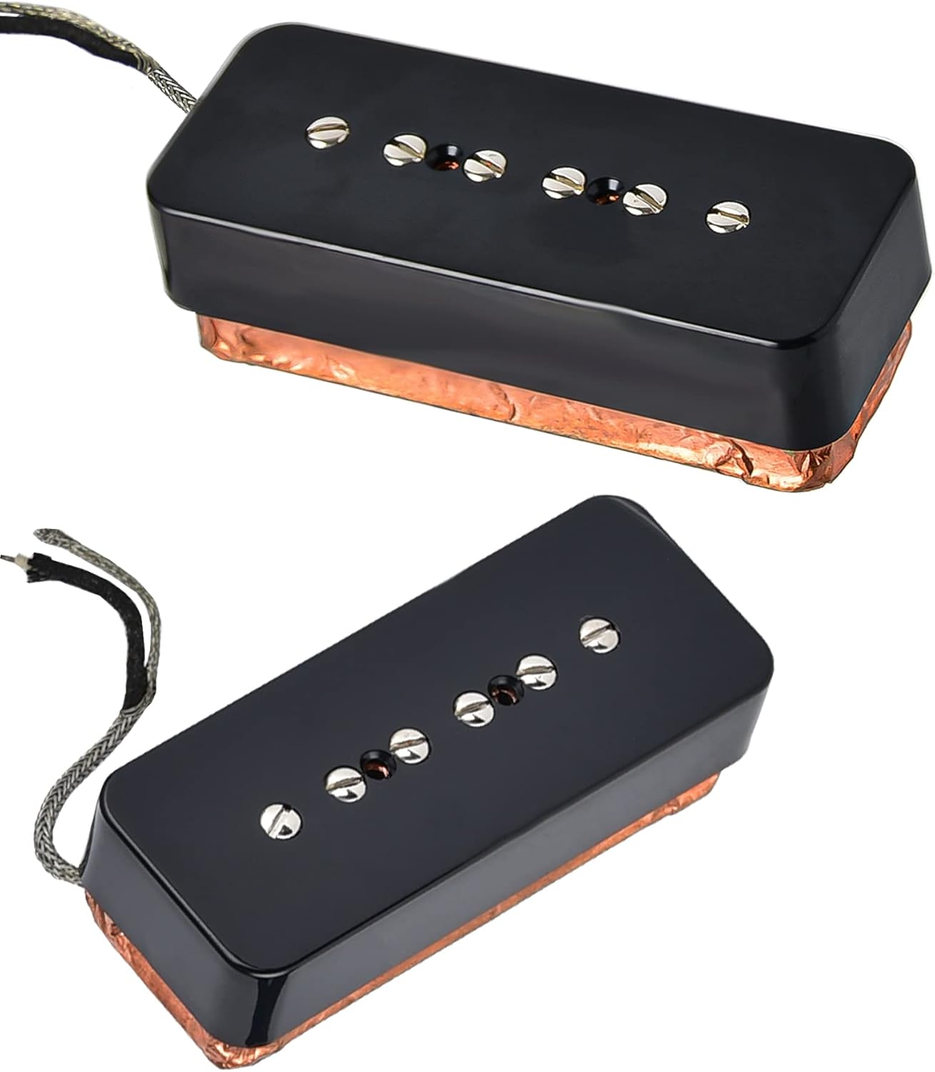 Amazon.com: LAMSAM P90 Pickup Set, Stacked P-90 Single Coil Neck Bridge ...