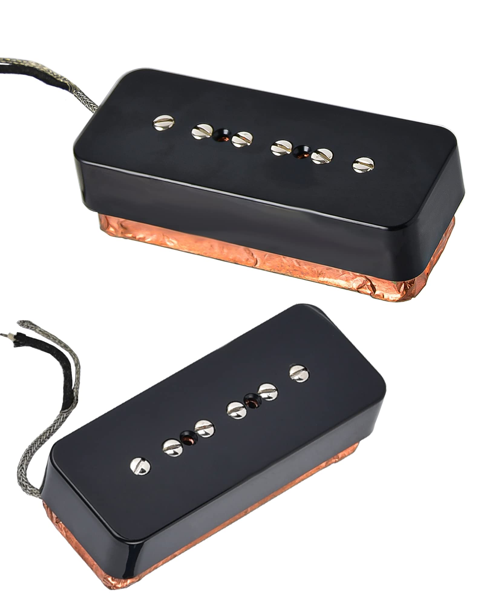 Buy LAMSAM P90 Pickup Set, Stacked P-90 Single Coil Neck Bridge Pickups ...