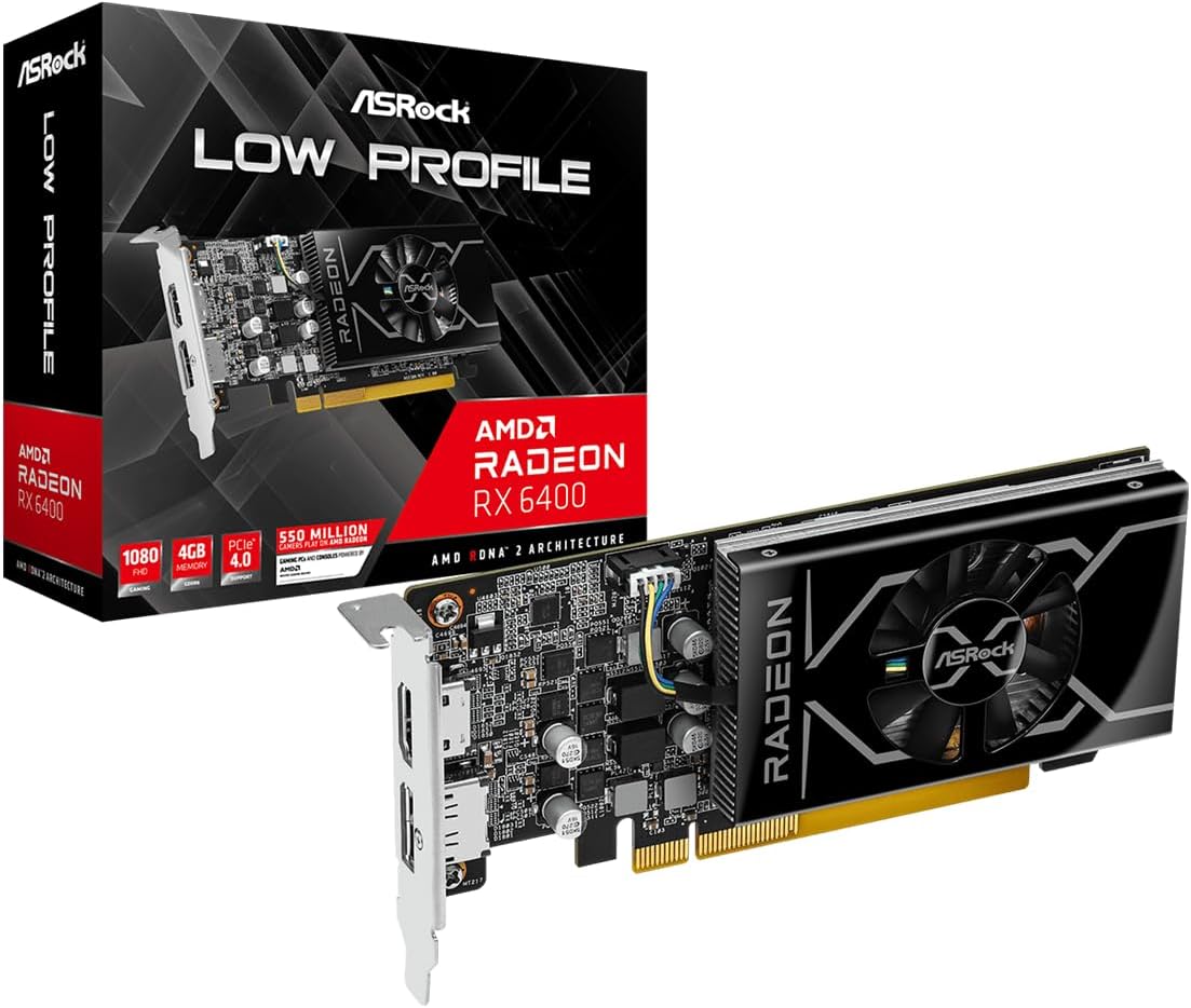 Asrock Radeon Rx 6400 Low Profile 4gb Amd Rdna 2 | Desertcart INDIA