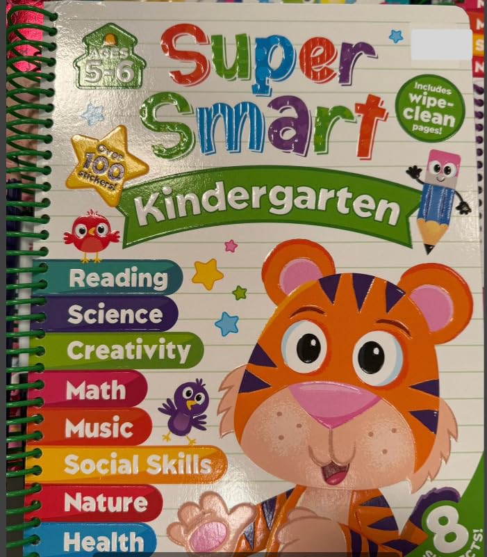 Super Smart KINDERGARTEN: Kidsbooks: 9781638544609: Amazon.com: Books