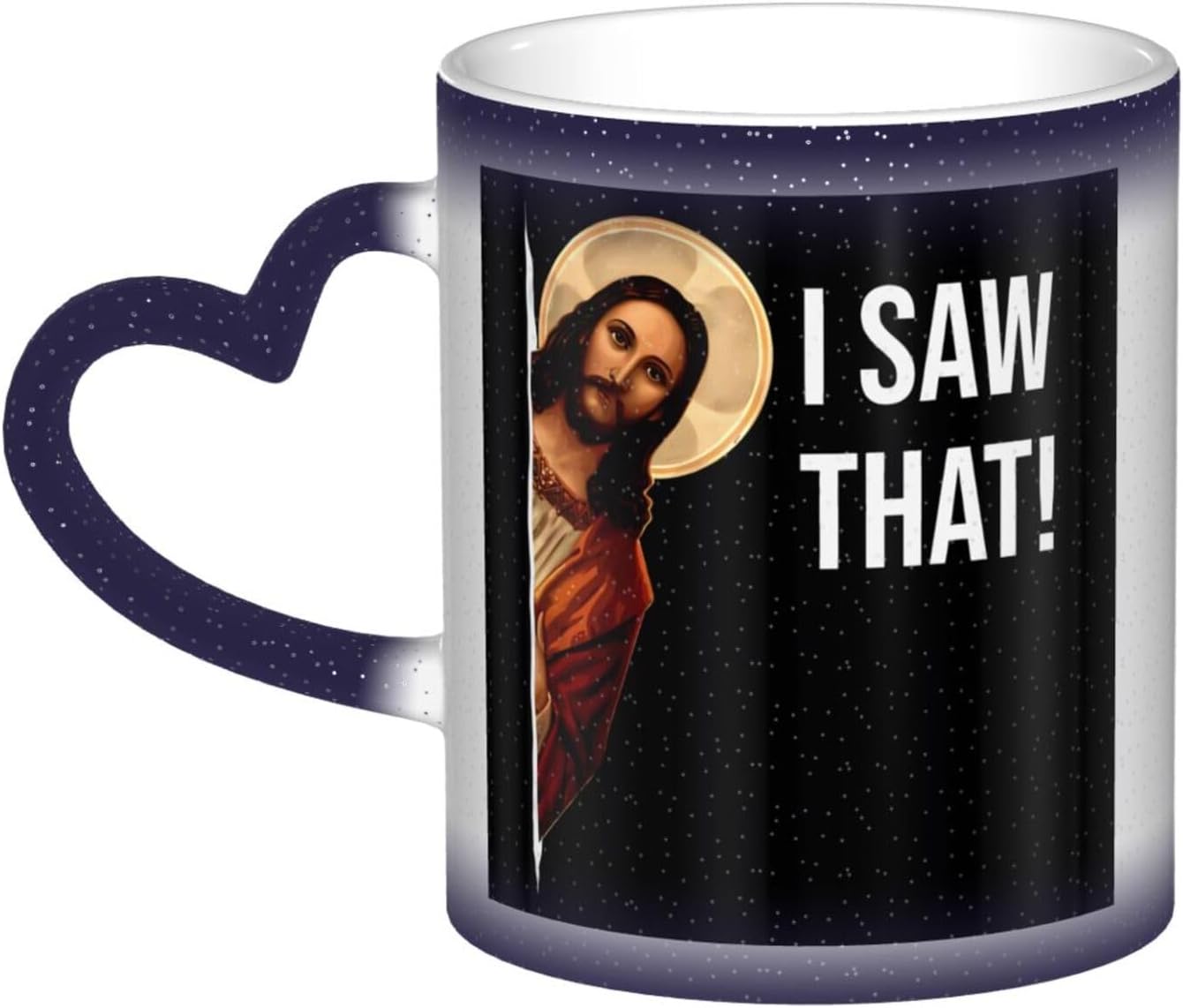 Amazon.com | Religious Christian Faith Jesus Magic Mugs Color Changing ...