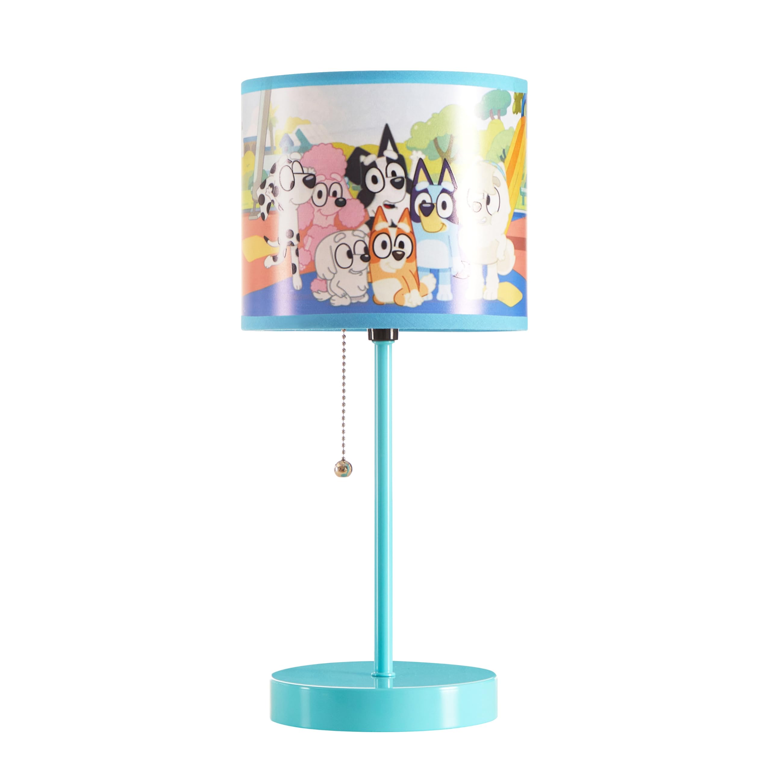 Amazon.com: Idea Nuova Bluey Printed Shade Stick Table Lamp for Kids ...