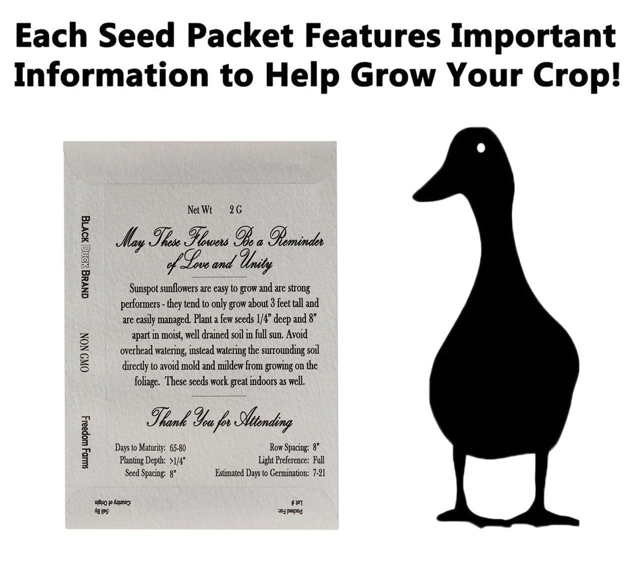 Bird seed packets for weddings | Beachweddingtips.com