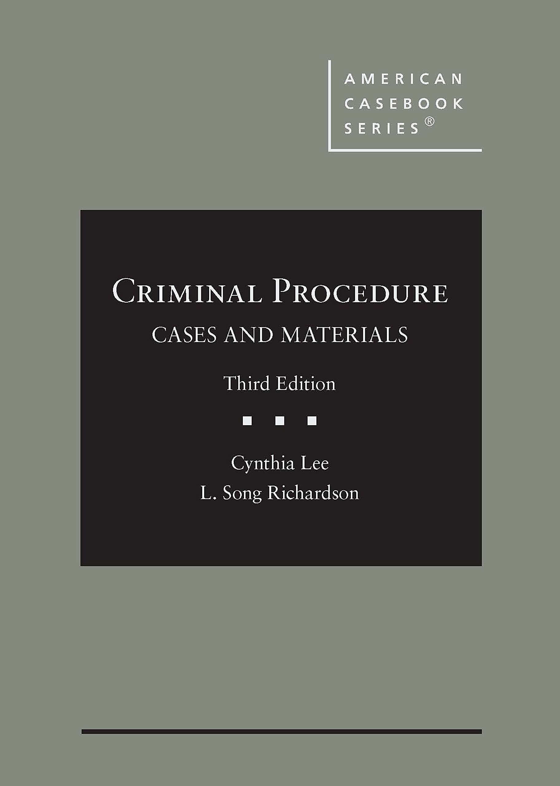 Amazon.com: Criminal Procedure, Cases and Materials (American Casebook ...
