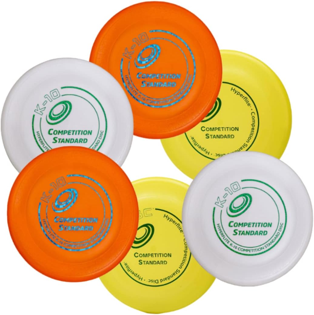 Amazon.com : Hyperflite K-10 Competition Standard Dog Disc (6 Pack ...