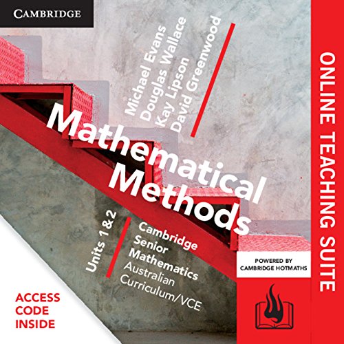 CSM VCE Mathematical Methods Units 1 and 2 Online Teaching Suite (Card ...