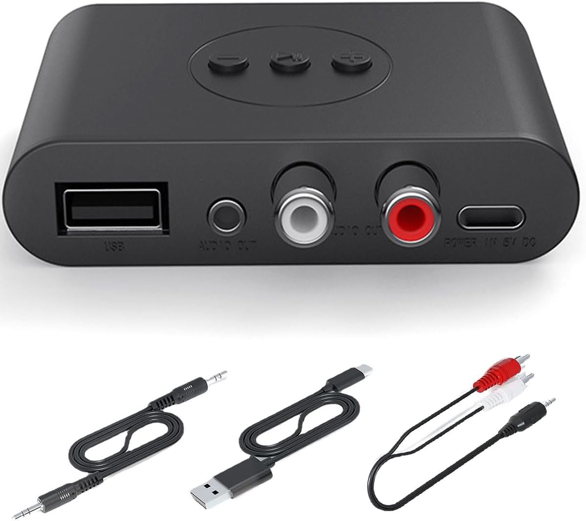 Amazon.com: DUOYUTING Bluetooth 5.2 Audio Adapter for Music Streaming ...