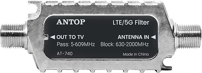 Amazon.com: Antop LTE Filter for TV Antenna, 3G/4G/5G LTE Filter ...