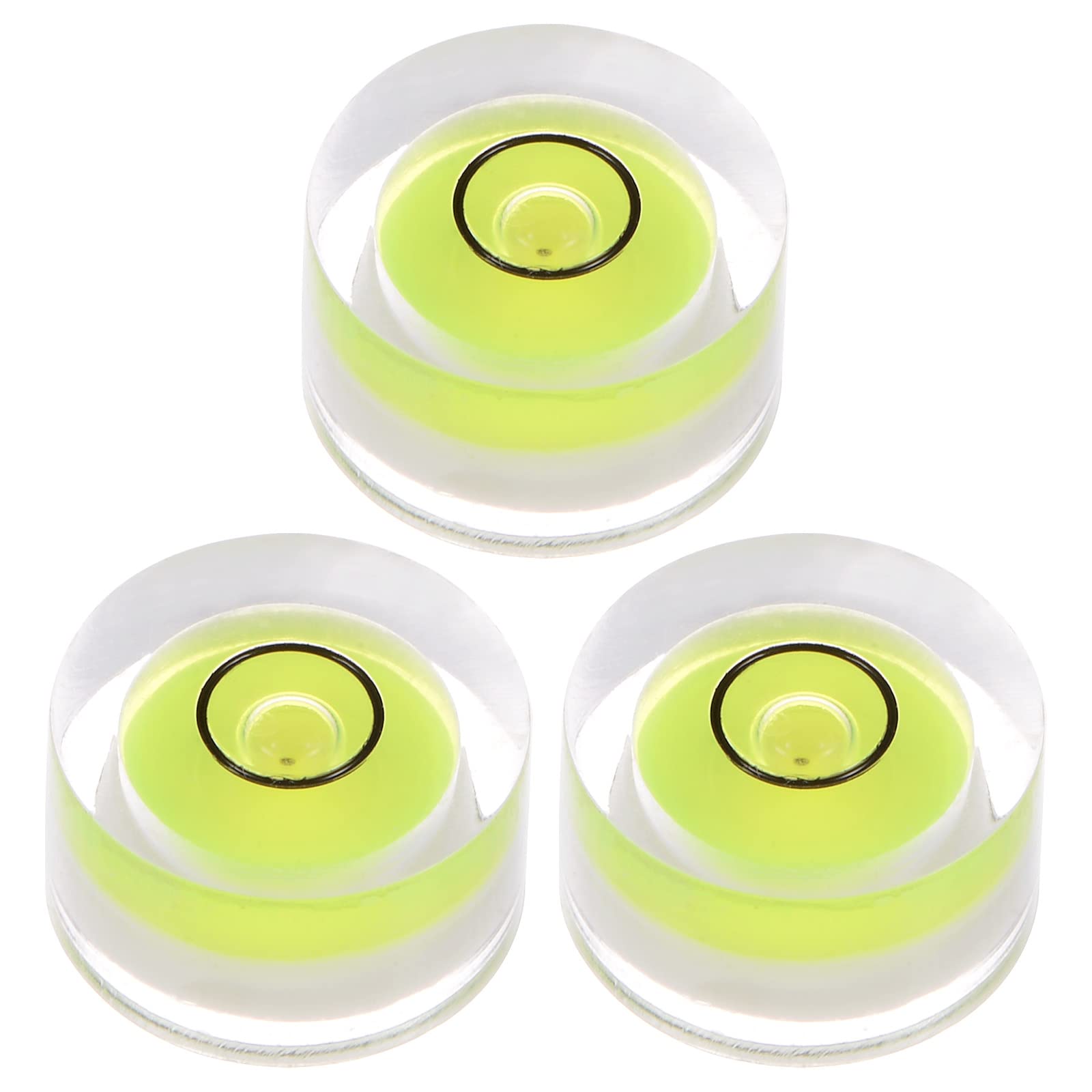 sourcing map 3pcs Round Bubble Level 13x7mm Mini Circular Bullseye ...