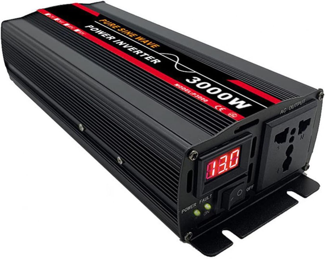 Amazon.com: DC 12v 24v to AC 110V Voltage Converter Solar Car Inverter ...