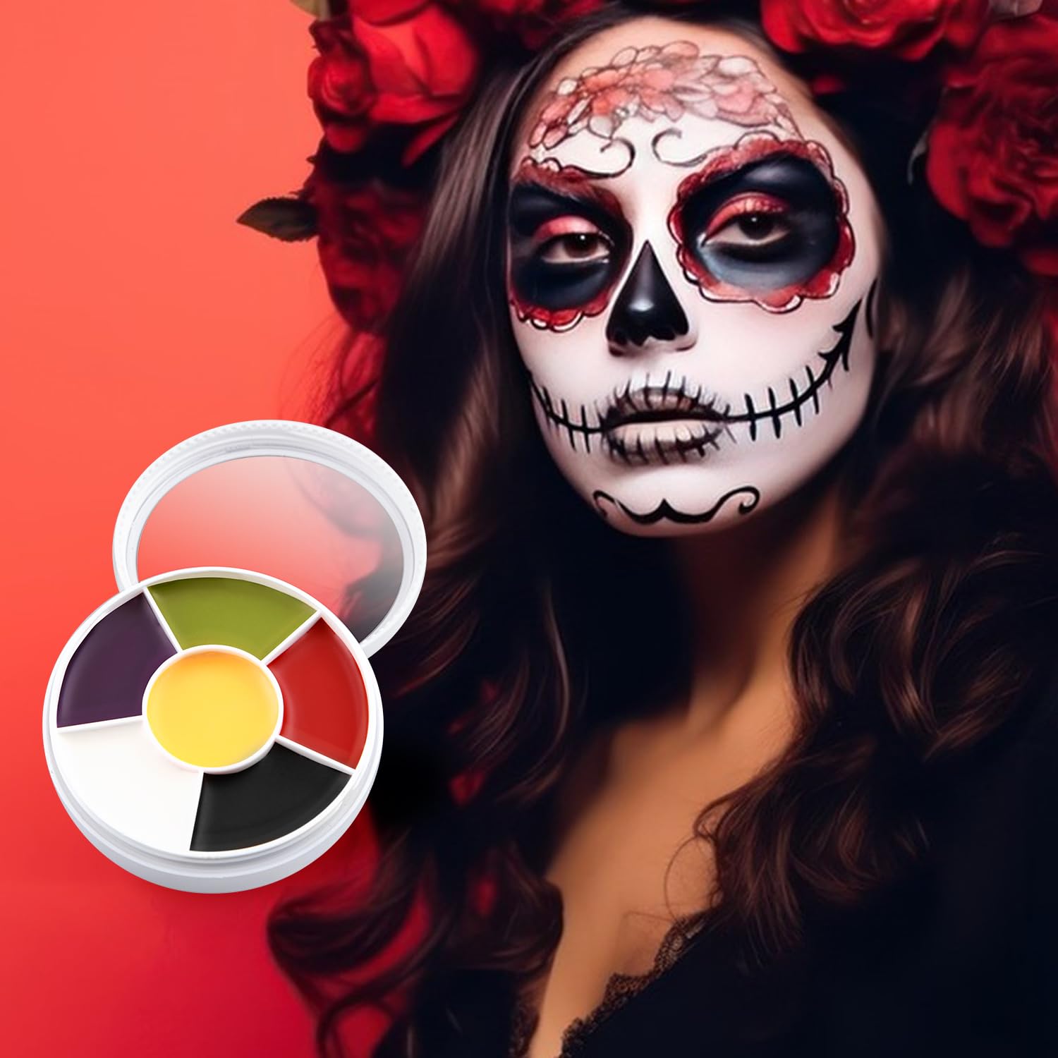 Fake Blood Gel Makeup Kit, Washable Fake Blood 6 Colors Special Effects ...