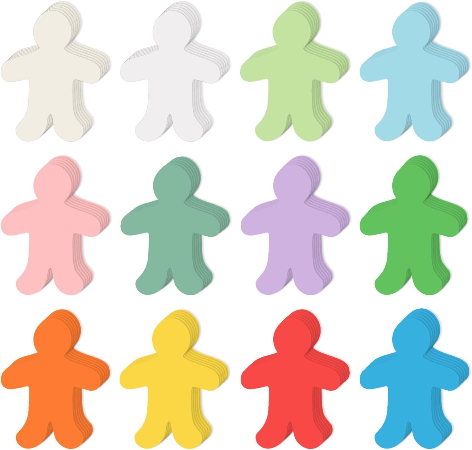 Amazon.com: 360 Pcs People Cutouts Paper Bulletin Board Decorations ...