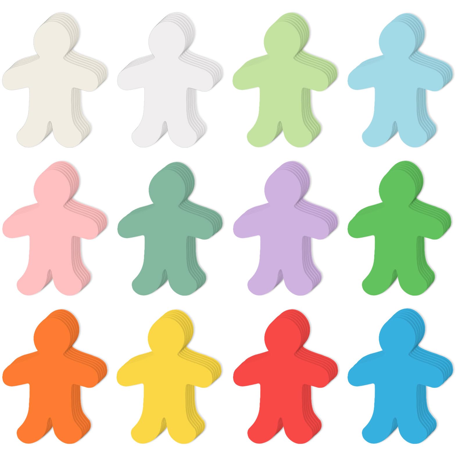 Amazon.com: 360 Pcs People Cutouts Paper Bulletin Board Decorations ...