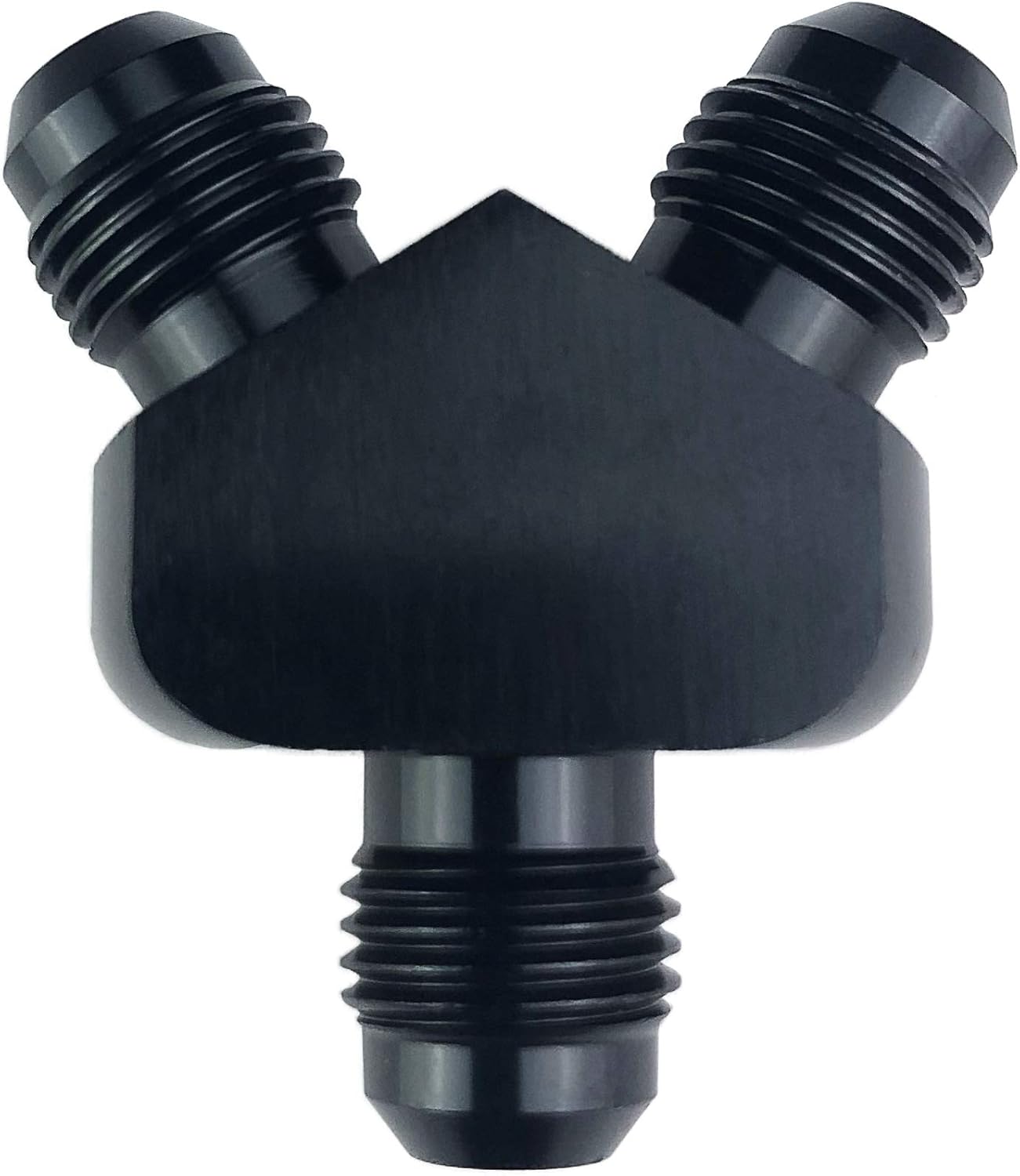 Amazon.com: 10AN Y Block Flare Fitting Adapter Union Splitter AN 10 ...